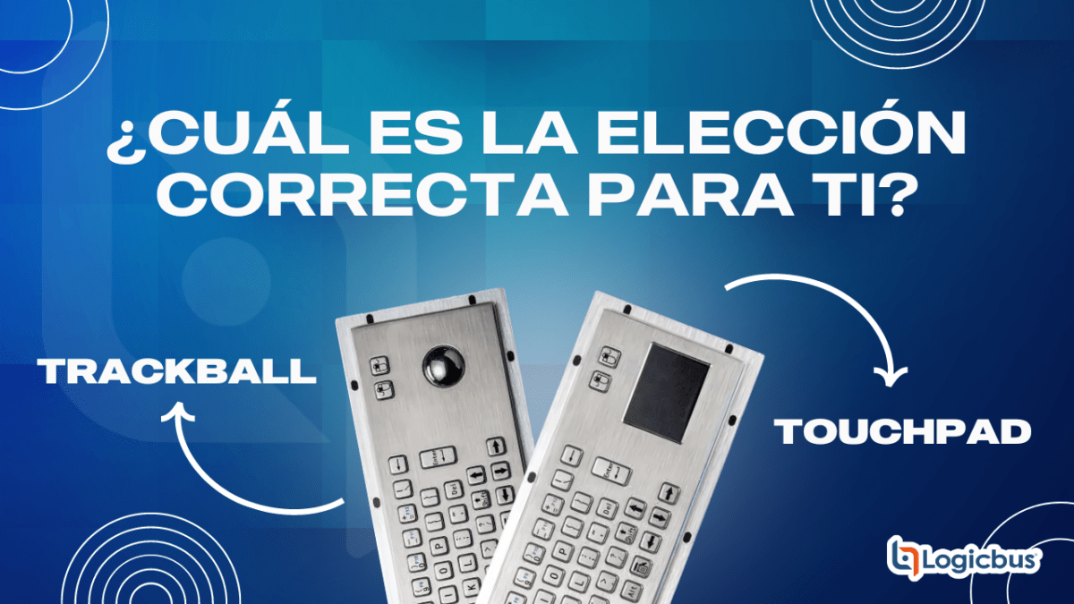 Teclado con Trackball vs. Teclado con Touchpad - Logicbus